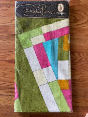 Rare Vtg NEW In Package Emilio Pucci Springmaid Bath Towel Elena 7118 ...