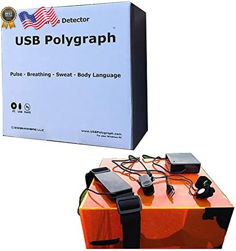 USB Polygraph Machine Real Home Lie Detector Test Testing Kit Truth ...