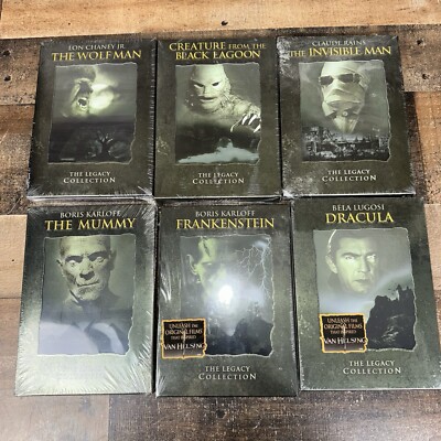 Universal Classic Horror Legacy Collection Sets 12-Disc DVD Vintage ...