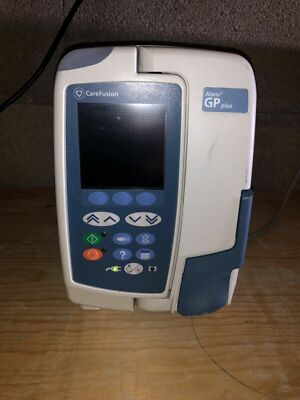CAREFUSION ALARIS GP PLUS VOLUMETRIC INFUSION SYRINGE PUMP ICU ...