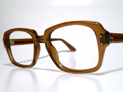 NOS USGI Issue BCG's USS Size 50-20 Brown Sunglass/ Eyeglasses Frame ...