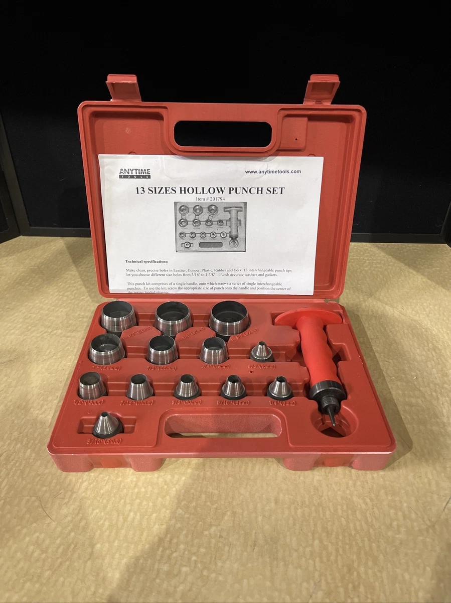 Gasket Punch Set 13 Piece