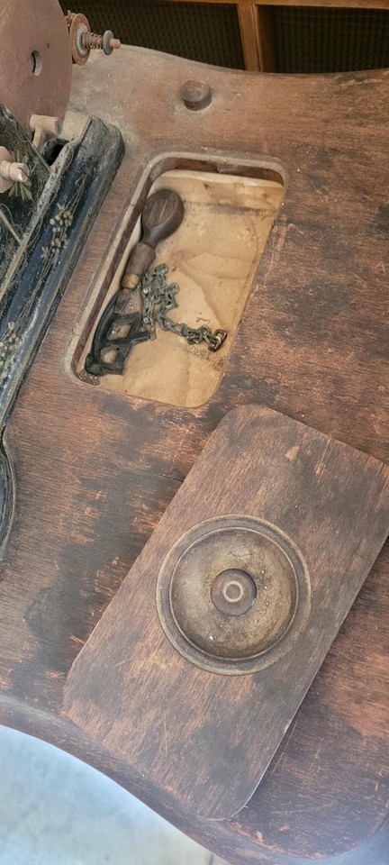 Rare Antique Florence Sewing Machine, Cast Iron, Civil War era, 1858 ...