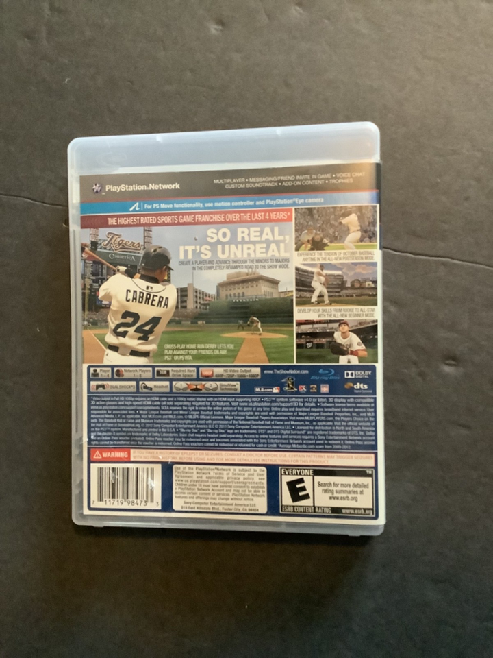 MLB 13: The Show (Sony PlayStation 3 Video Game PS3, 2012) | eBay
