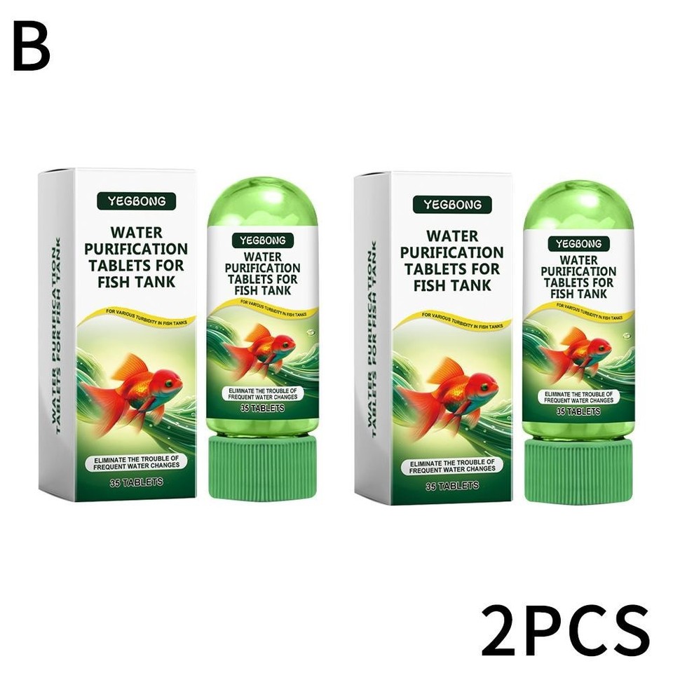 Powerful Aquarium Water Purification Tablet For Fish Tank Green ets ...