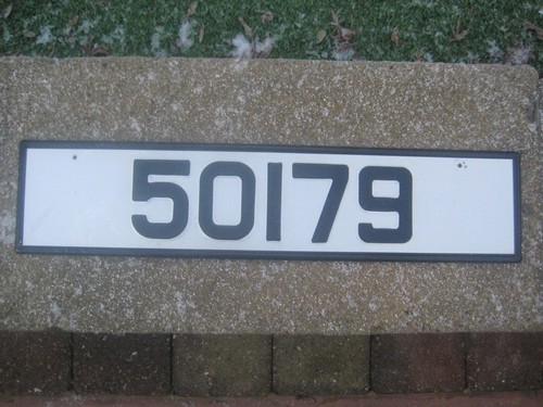 GUERNSEY CHANNEL ISLANDS 1970s/1980s VINTAGE # 50179 FRONT LICENSE ...