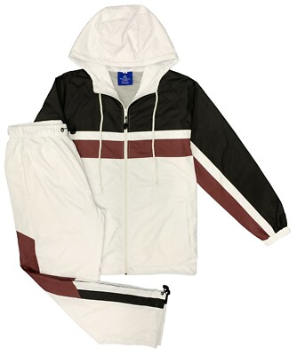 Men Windbreaker Ridge Tracksuit 2-Piece Matching Set (M to 4XL) | eBay