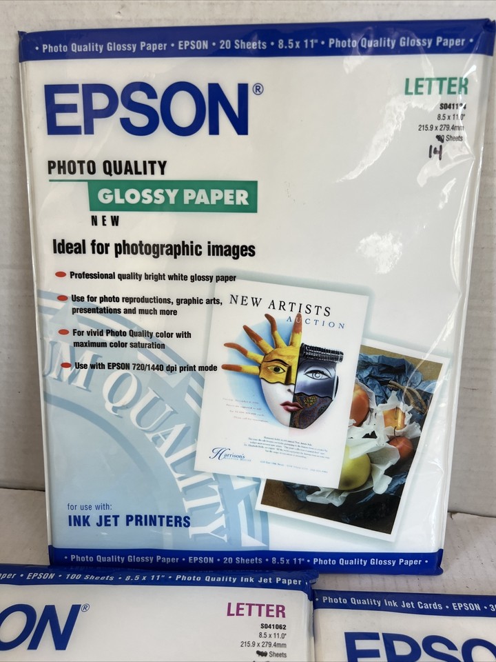 Epson Printer Paper Lot 8x10, 8x11 Letter Size | eBay