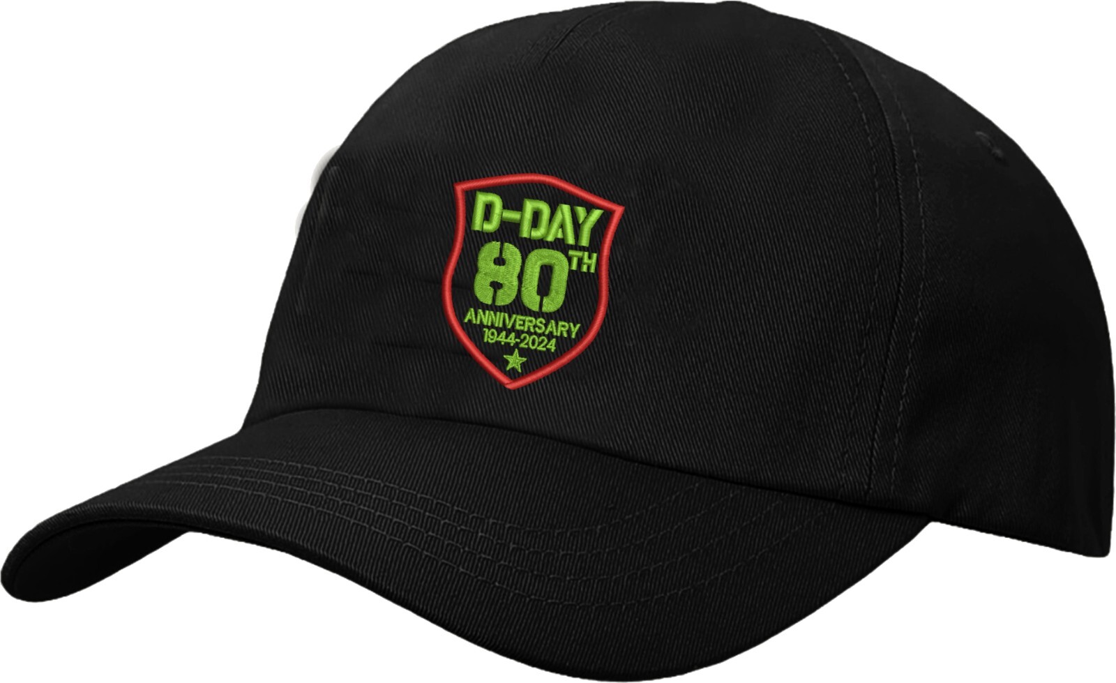 Embroidered D-Day Logo Baseball Cap, D-Day 80th Anniversary Logo ...