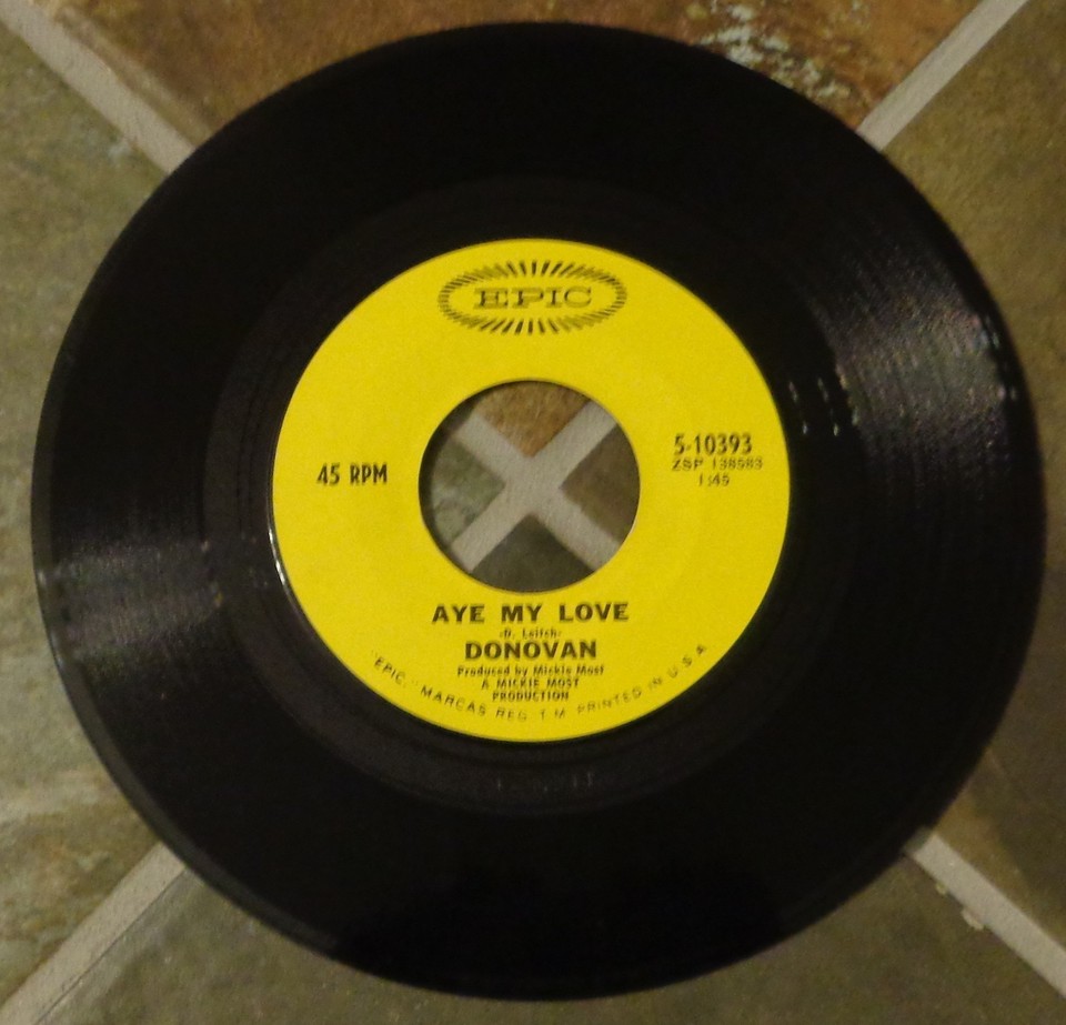 45 RPM Rock By Donovan, "Lalena" on Epic with Picture Sleeve | eBay