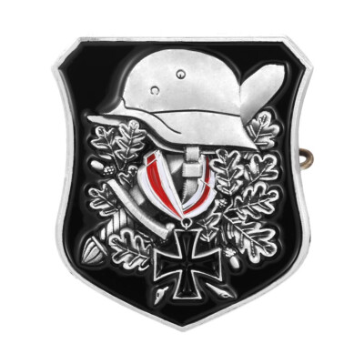 WWI WWII German Helmet Iron Cross Medal Army Badge with box | eBay