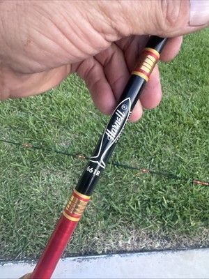 Vintage HARNELL 661r Fishing Spinning Rod Cork Handle Length 116” See ...