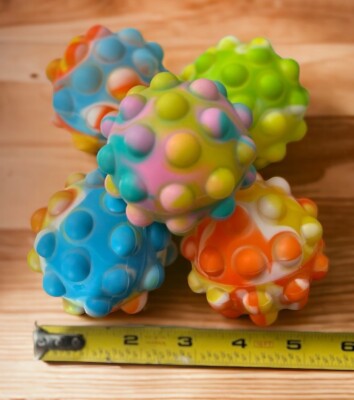 Lot Of 5 Pop Balls Toys Fidget Bundle ADHD Stimulation Toy | eBay