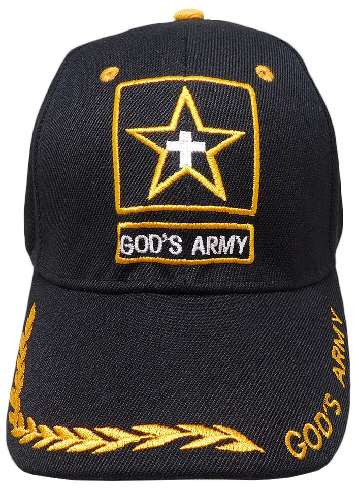 God's Army Star Jesus Hat Baseball Cap (Black) CAP824 Hat | eBay