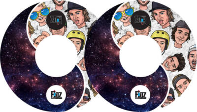 Figz Collection Gouvernail Wrapz 110 MM Yin Yang Rouleau Sticker Stunt ...