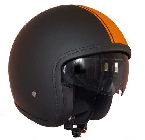 Sting Classic Sun Helm Chopper Cruiser Jet S M L XL Sonnenblende orange ...