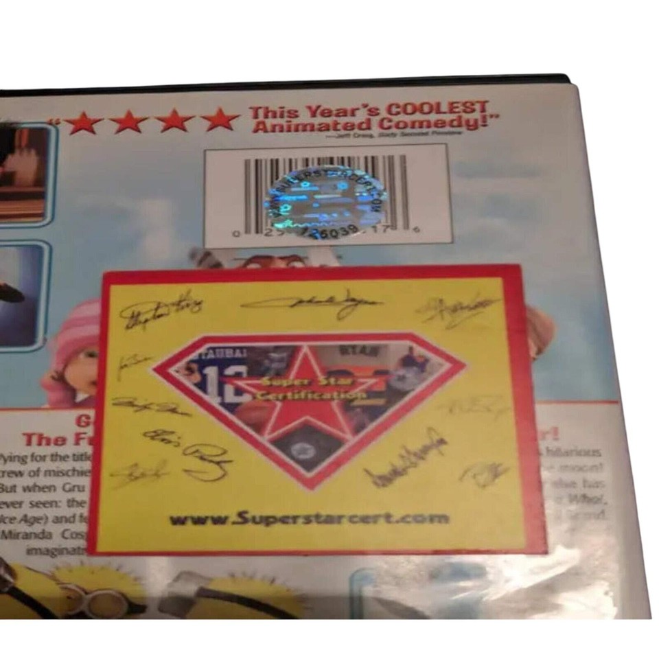 Steve Carrell Signed DVD Dust Cover SSC COA 126039 | eBay