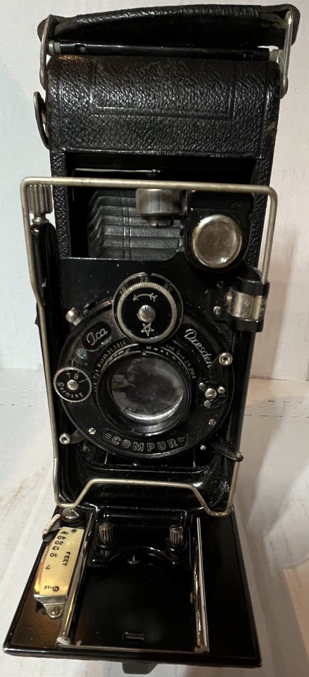 ZEISS ICARETTE CAMERA MODEL 501 ICA DRESDEN CARL ZEISS LENS VG ...