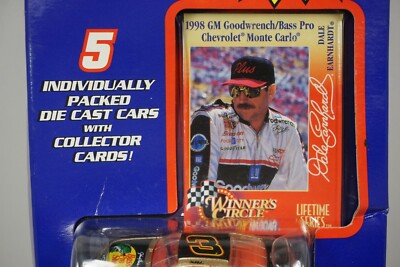 1999 Dale Earnhardt Winners Circle 5 Cars 5 Cards Walmart NASCAR Value ...
