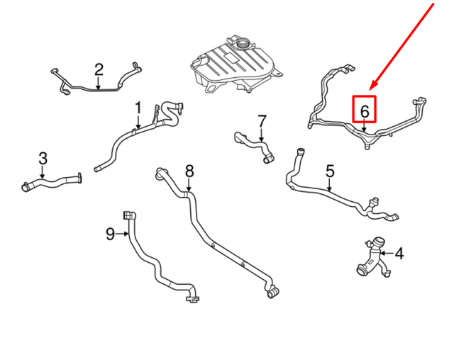 JAGUAR XJ X351 HVAC HEATER HOSE C2D23174 GENUINE for sale online | eBay
