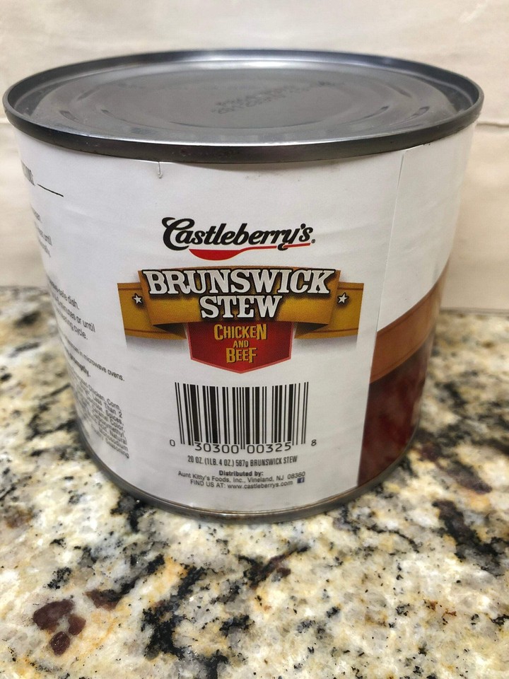 4 CANS Castleberry's Brunswick Stew Chicken And Beef 20 oz Can Soup ...