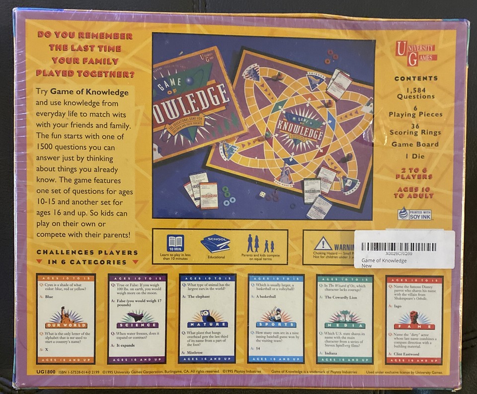 Game of Knowledge – The Educational GameBoard for Children & Their ...