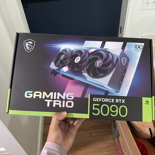 MSI NVIDIA GeForce RTX 5090 Gaming Trio OC 32GB GDDR7 Triple Fan 176 ...