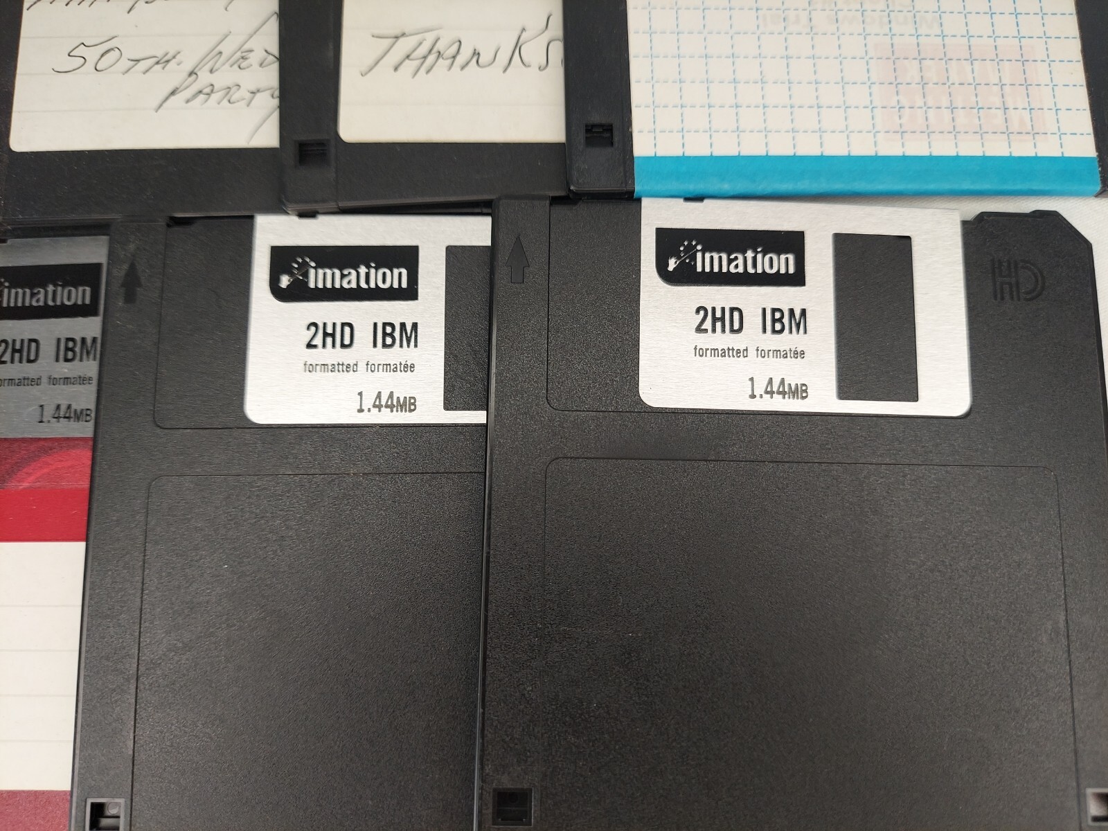 Floppy Disks 3.5" Imation 2HD IBM Formatted Diskettes 1.44 MB Lot of 7 ...