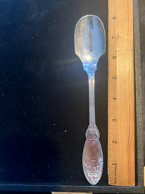 John Polhamus ORIENTAL STERLING SILVER CHEESE SCOOP. JP 1855 TIFFANY ...