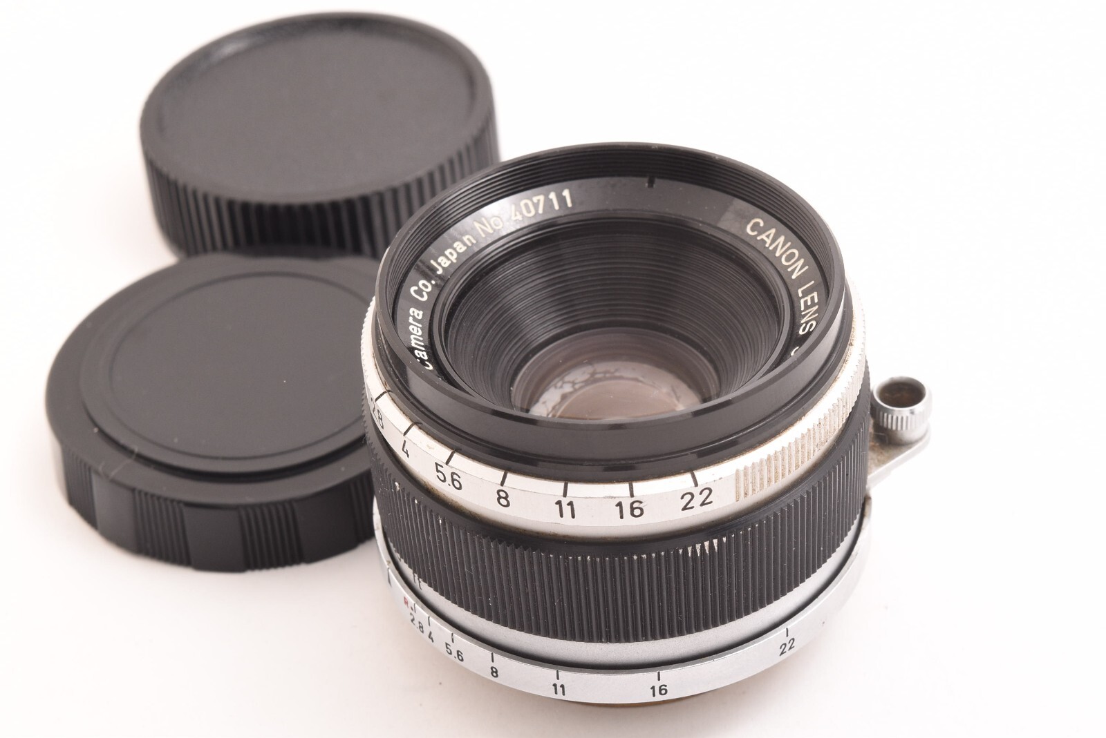 CANON 35mm/F2.8 Leica 39mm LTM screw mount #40711 kjm 116-17-5 240210 ...