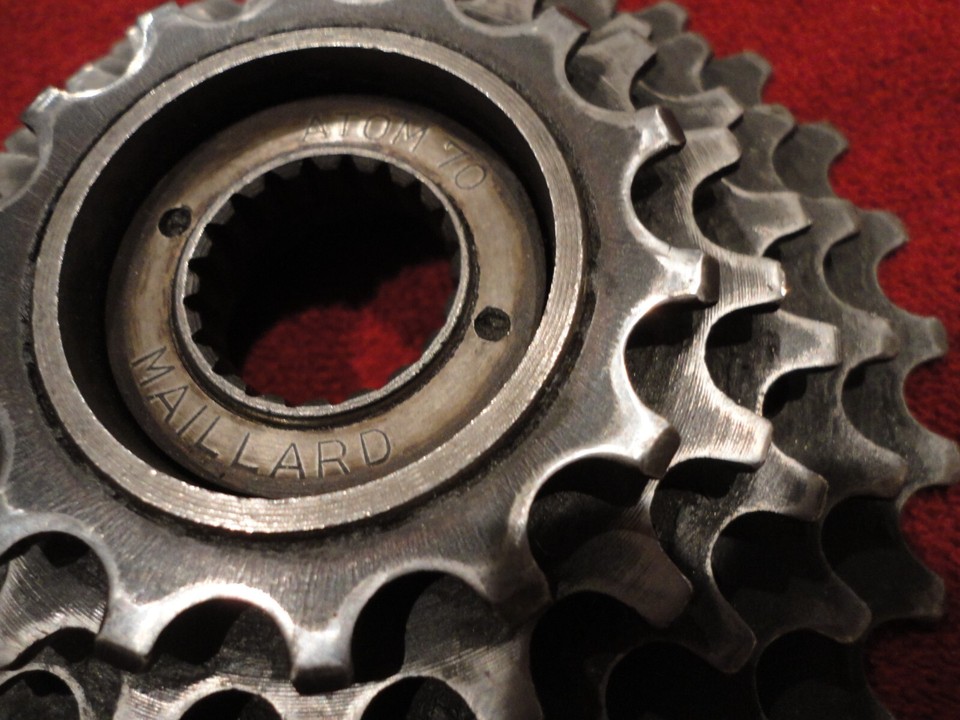 Vintage Maillard / ATOM-70 5-Speed Road Freewheel 14-28T Made in France ...