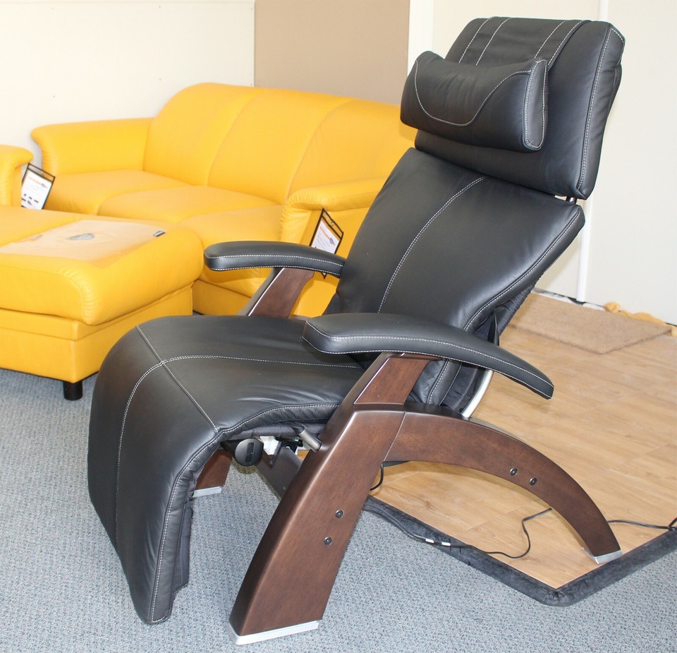 Human Touch PC-600 Ivory Supreme Premium Leather Perfect Chair Recliner ...