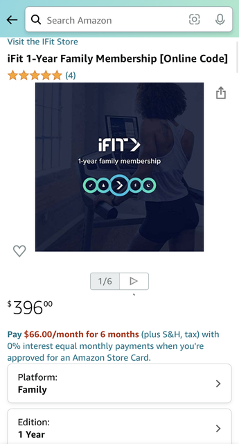 iFit 1-Year Family Membership (Online Code) for sale online | eBay