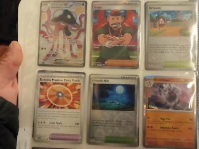 18 Pokemon TCG Paldea Fates Lot Full Arts/Shiny Holo/Reverse Holo's ...