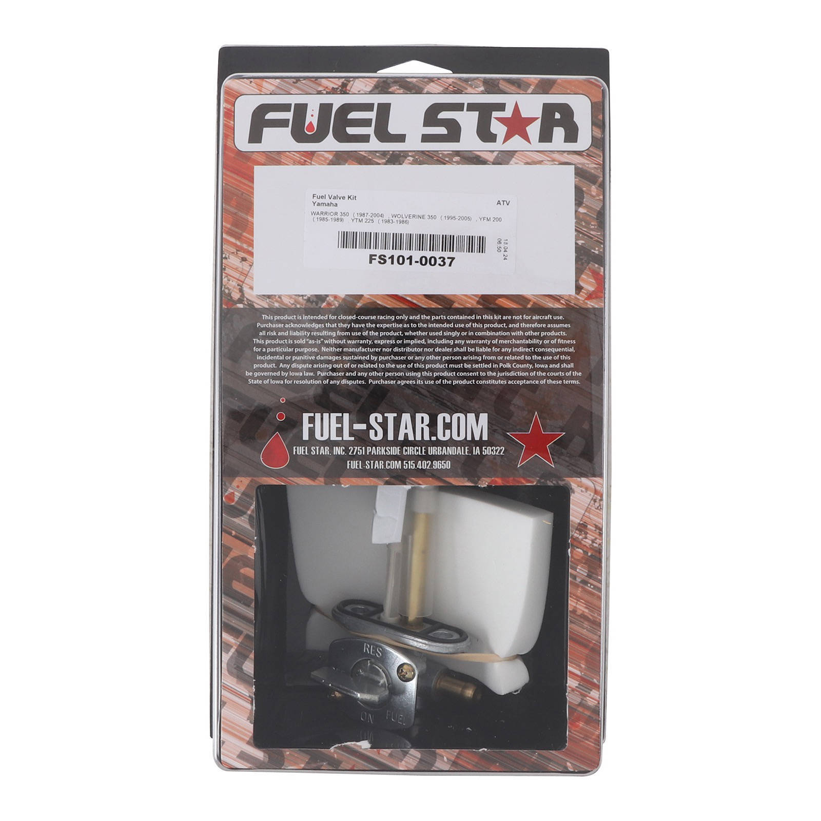 Fuel Star Fuel Tap Kit for Yamaha YFM350X Warrior 2X4 1989-2004 | eBay