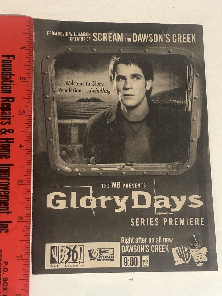 Glory Days Vintage Tv Guide Print Ad Emily Vancamp TPA25 | eBay