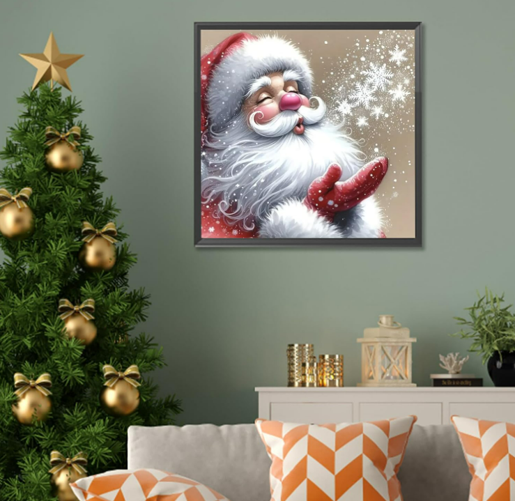 5D Christmas Diamond Painting Kits for Adults Beginner,Diy Santa ...