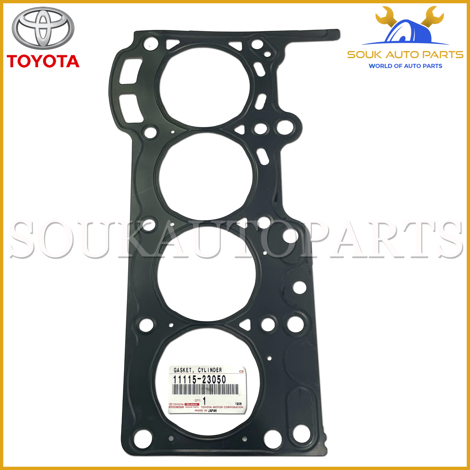 11115-23050 Genuine Toyota GASKET, CYLINDER HEAD 2SZ-FE 1111523050 OEM ...