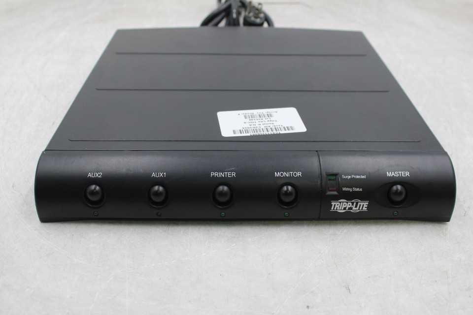 Tripp Lite TMC-6 TouchMaster 6-Outlet Under-Monitor Surge Protector ...
