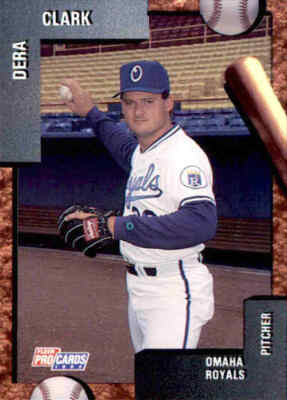 1992 Omaha Royals Fleer/ProCards #2955 Dera Clark Artesia New Mexico NM ...