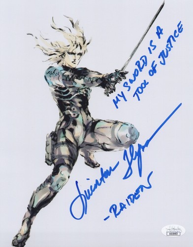 Quinton Flynn Signed 8x10 Metal Gear Solid 2 Raiden Autograph Photo JSA ...