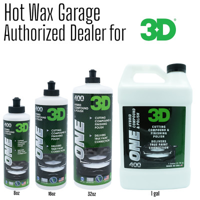 3D One Scratch & Swirl Remover - One Step Paint Correction | eBay