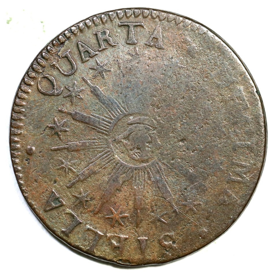 1786 RR-8 R-4 VERMONTENSIUM Vermont Colonial Copper Coin | eBay