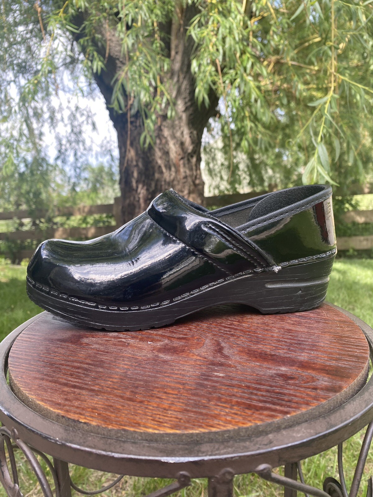 women's dansko shoes black patent leather size 38 (7.… - Gem