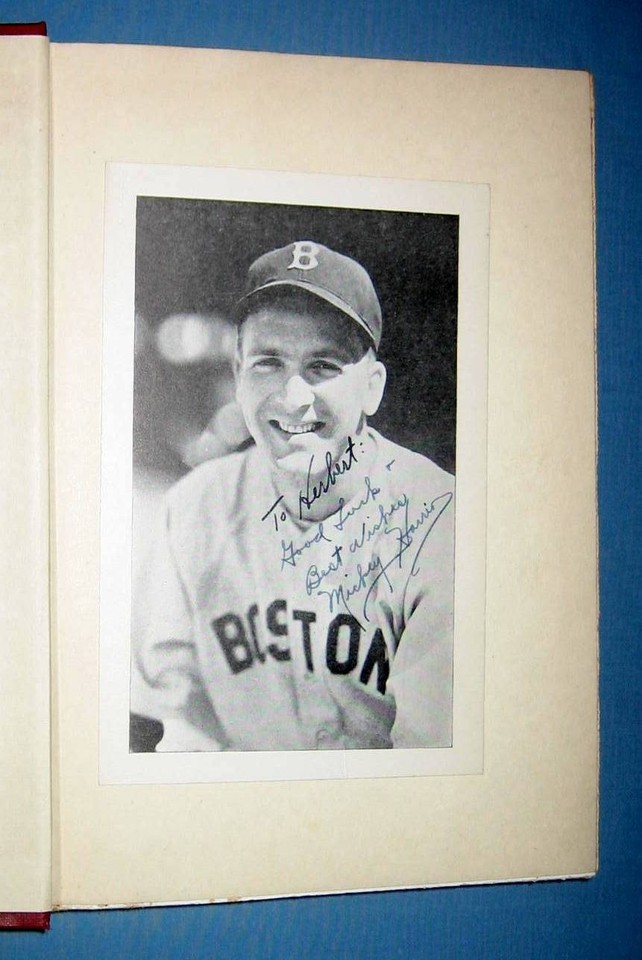 1947 * THE BOSTON RED SOX * Putnam history - w signed Mickey Harris ...