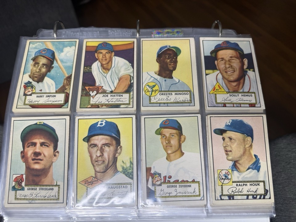 1952 TOPPS BASEBALL COMPLETE SET LOW# 1-310 PSA w/ WILLIE MAYS PSA 1 ...