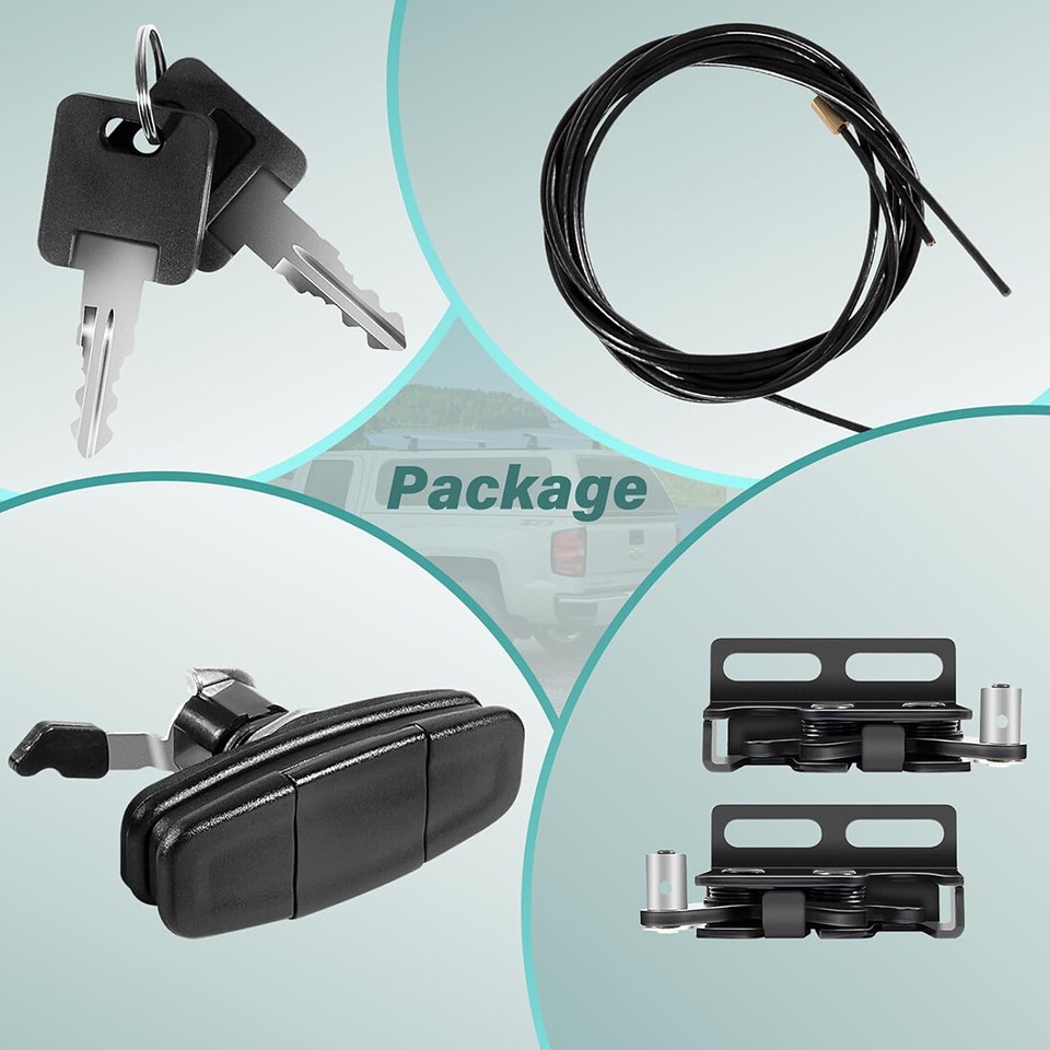 for Leer Truck Cap Tonneau Cover Lock Handle Latch Cable 113436 100XQ ...