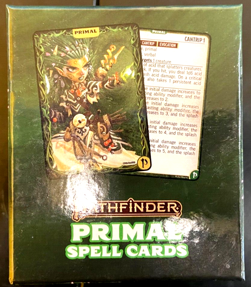 Pathfinder Spell Cards : Primal by Paizo Inc. (2020, Game) for sale ...
