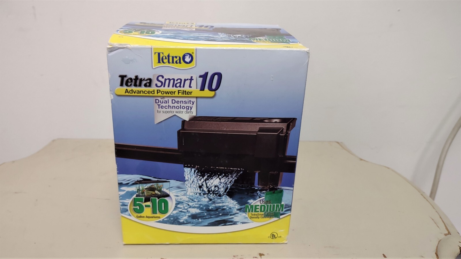 Tetra Smart 10 Advanced Power Filter 5-10 Gallon Aquariums Dual Density ...