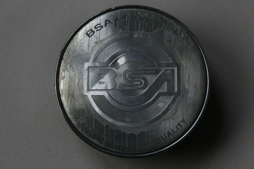 Rare BSA Motorsports 211 Alloy Wheel Silver Chrome Center Plastic Cap ...